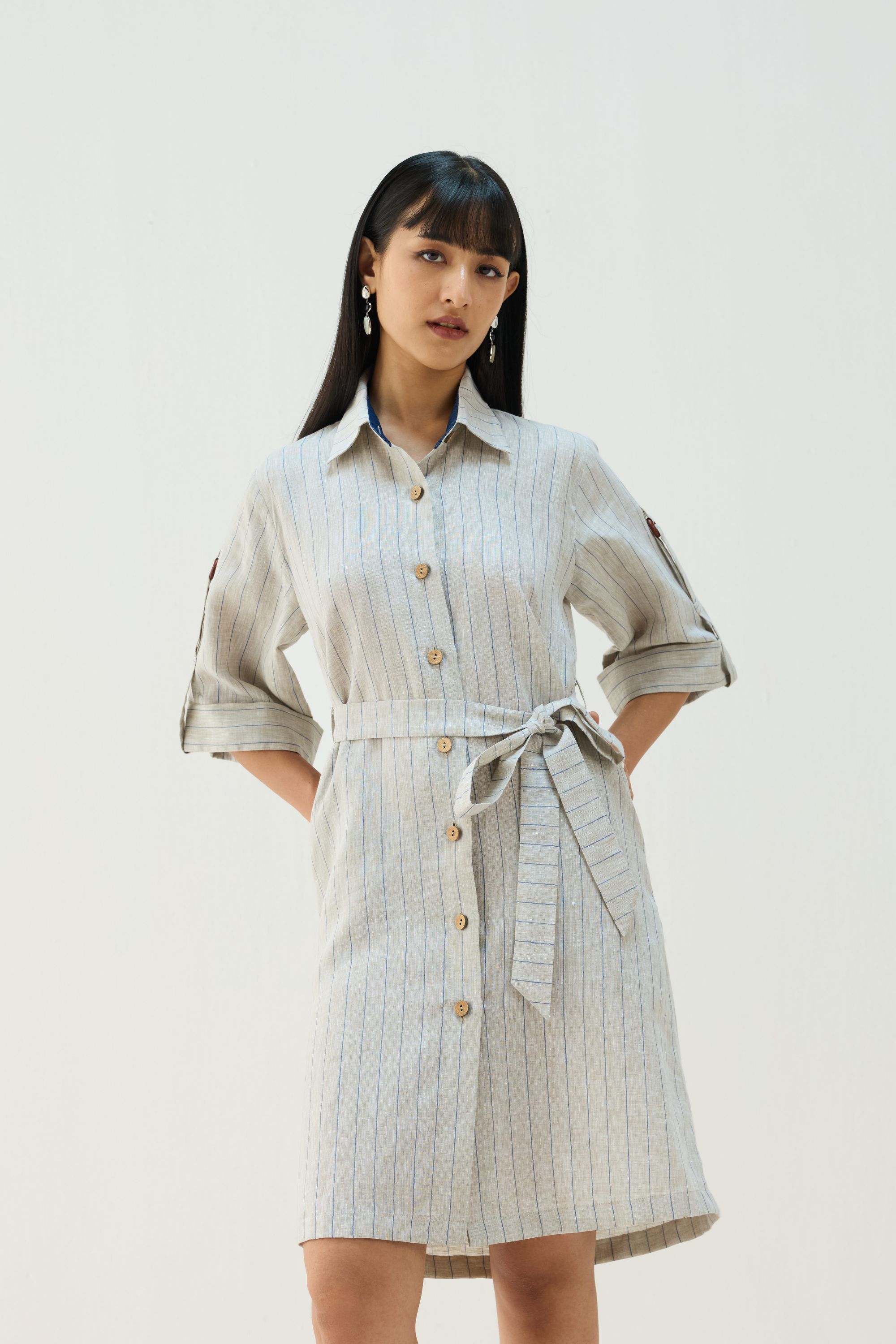 The Sail Linen Shirt Dress | SUI – Sui - US